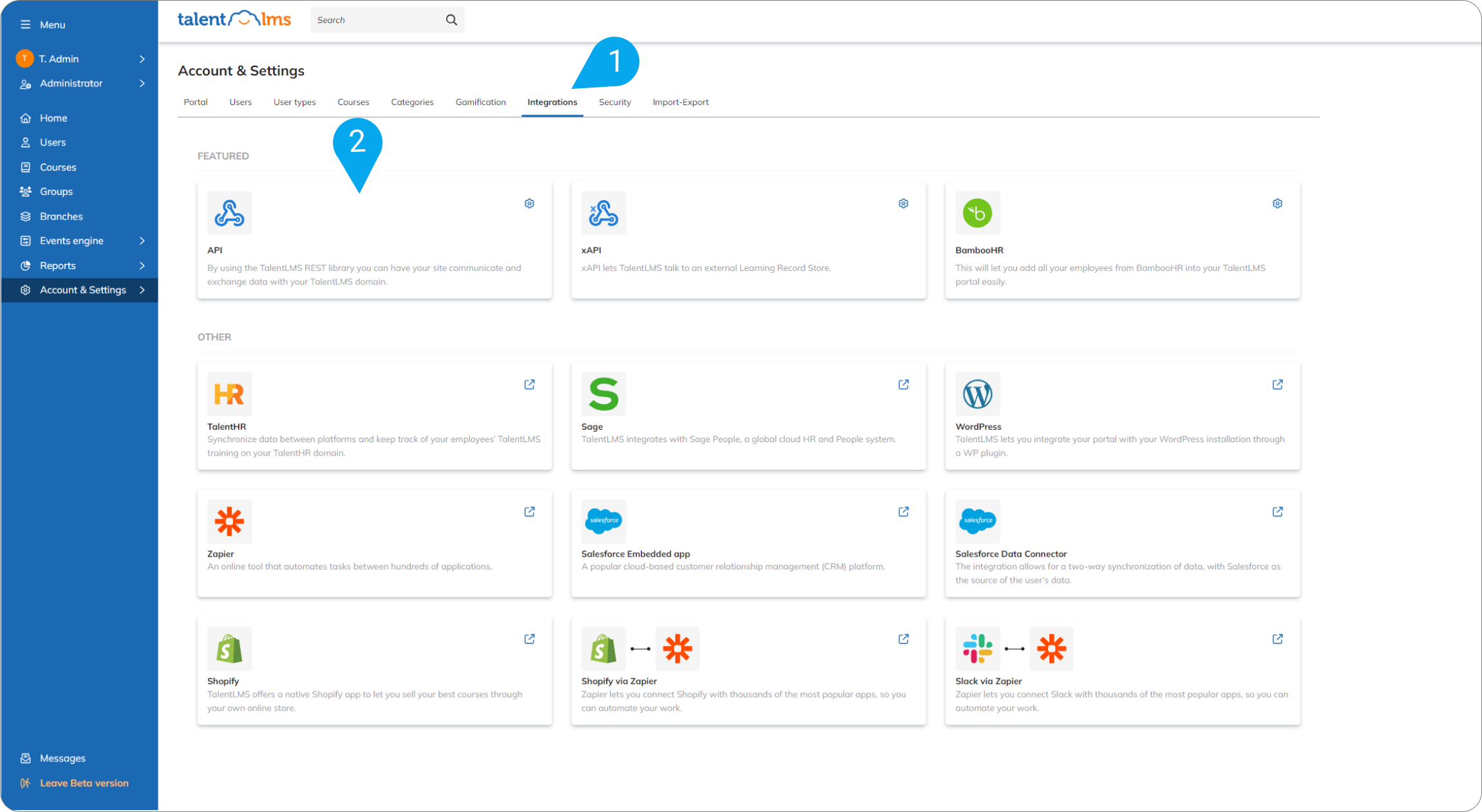 Can I integrate my site with TalentLMS? Do you offer an API? – TalentLMS Support - Help Center
