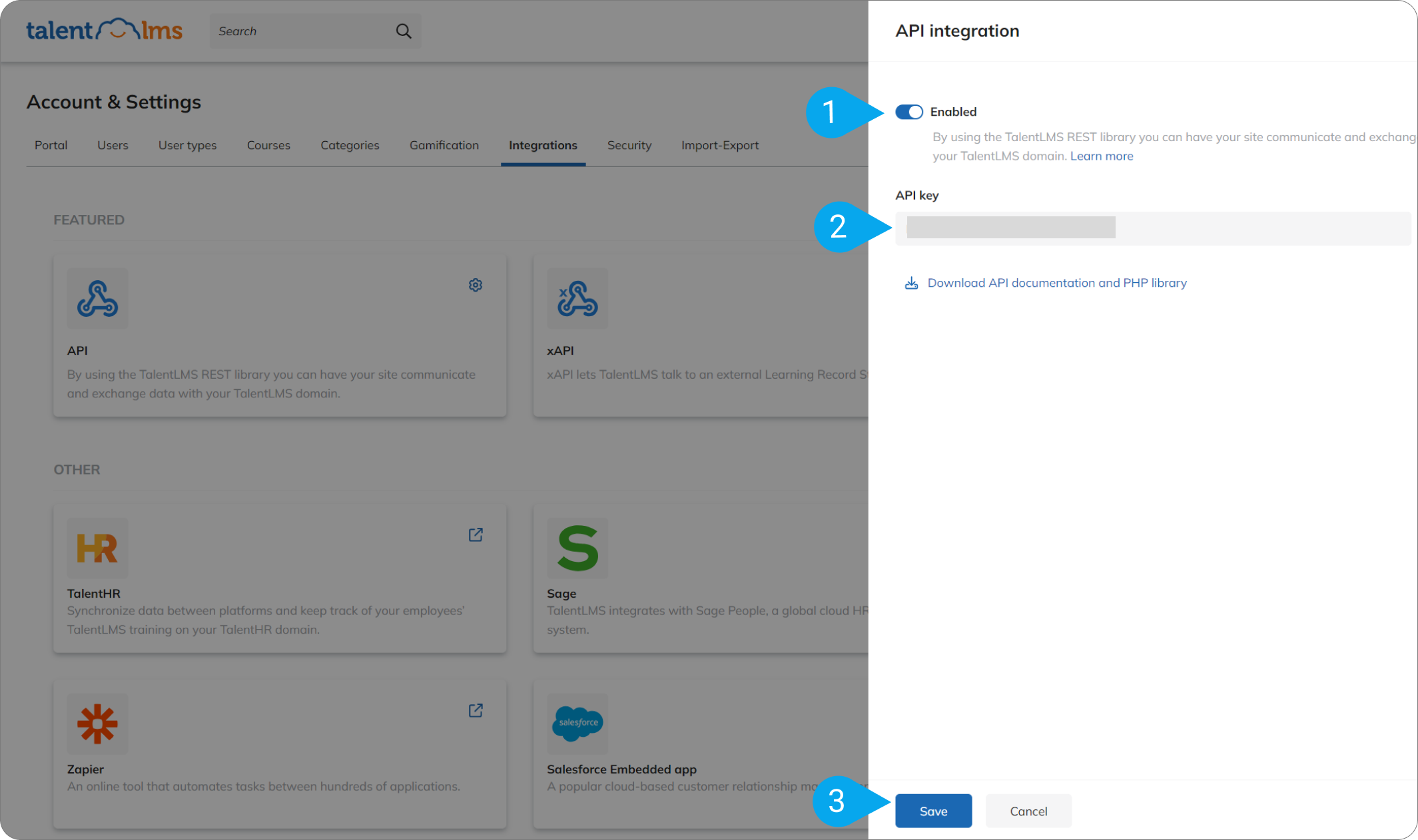 Can I integrate my site with TalentLMS? Do you offer an API? – TalentLMS Support - Help Center