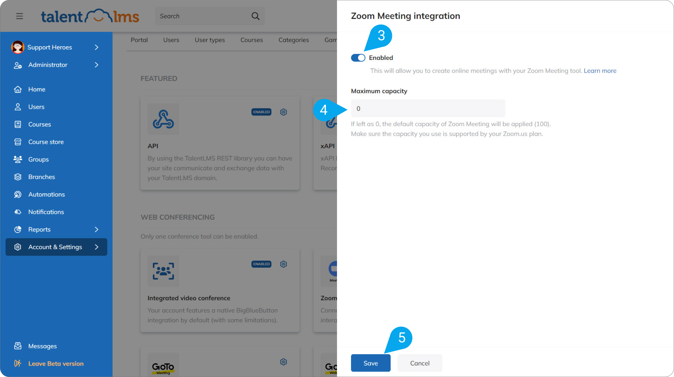 How to integrate TalentLMS with Zoom – TalentLMS Support - Help Center