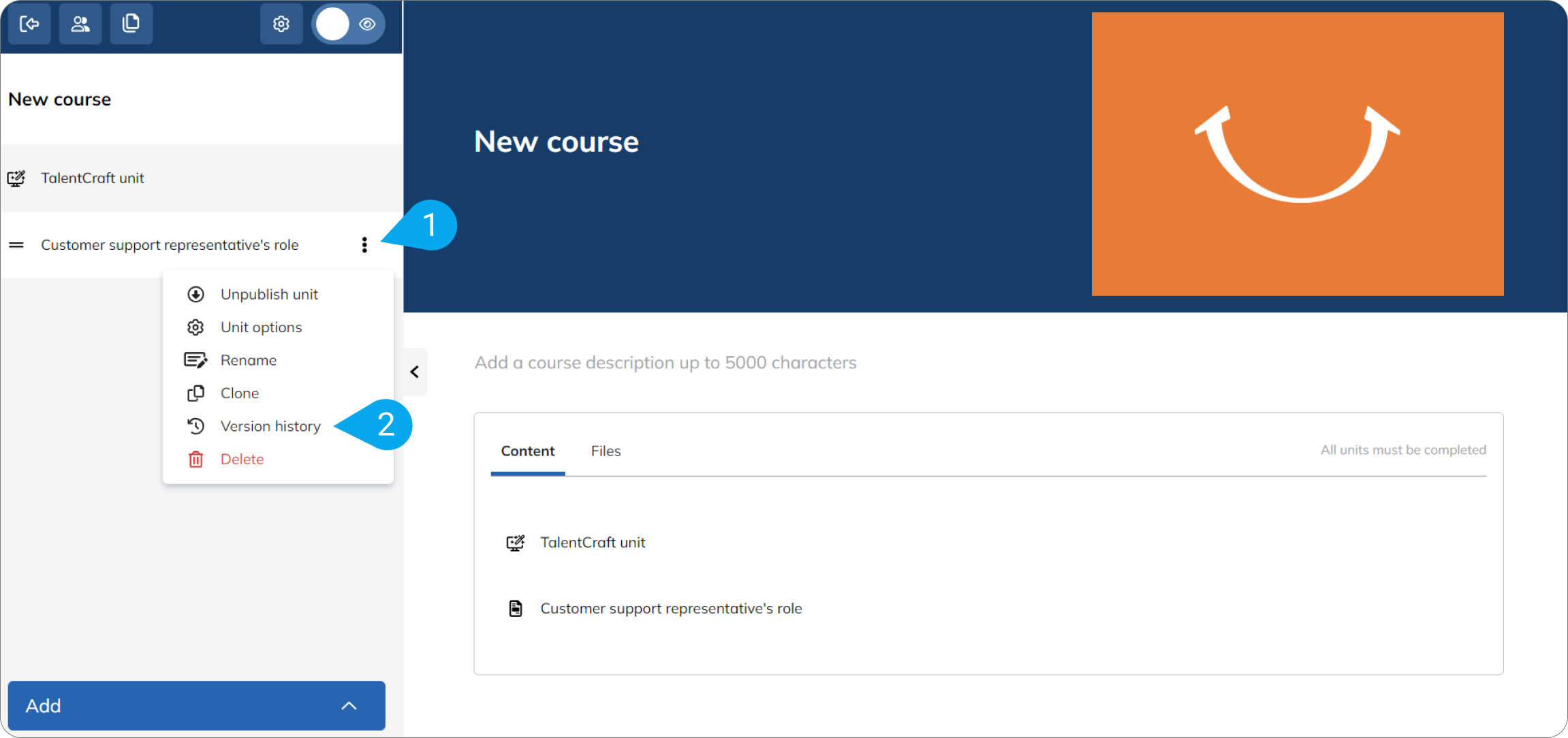 How to work with content versioning in TalentLMS – TalentLMS Support - Help Center