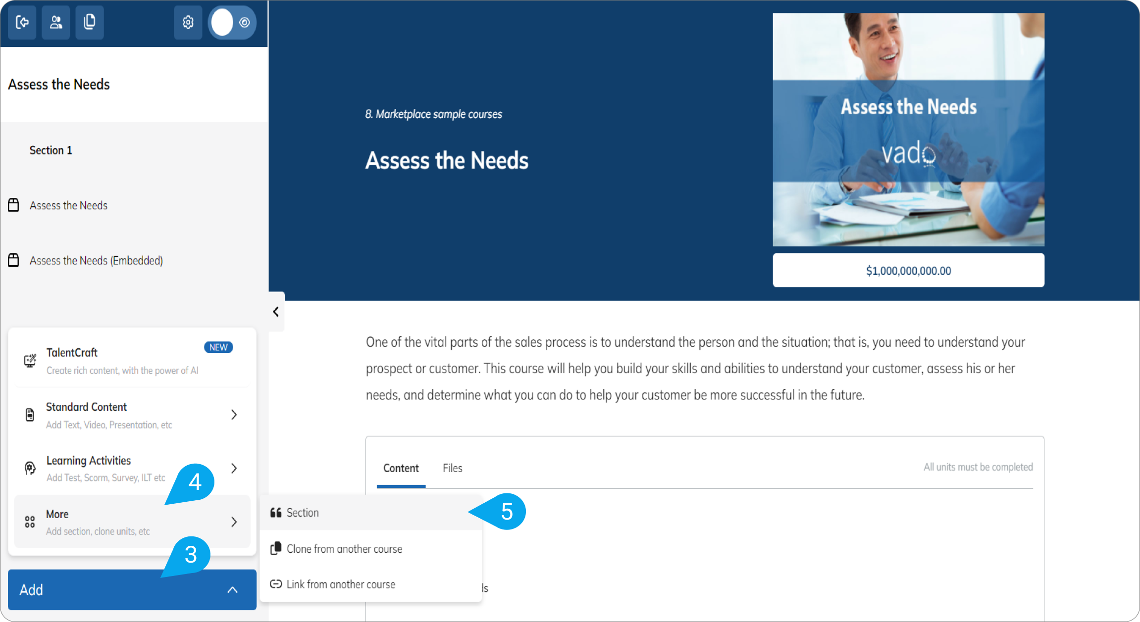 How to use Sections in a course in TalentLMS – TalentLMS Support - Help ...