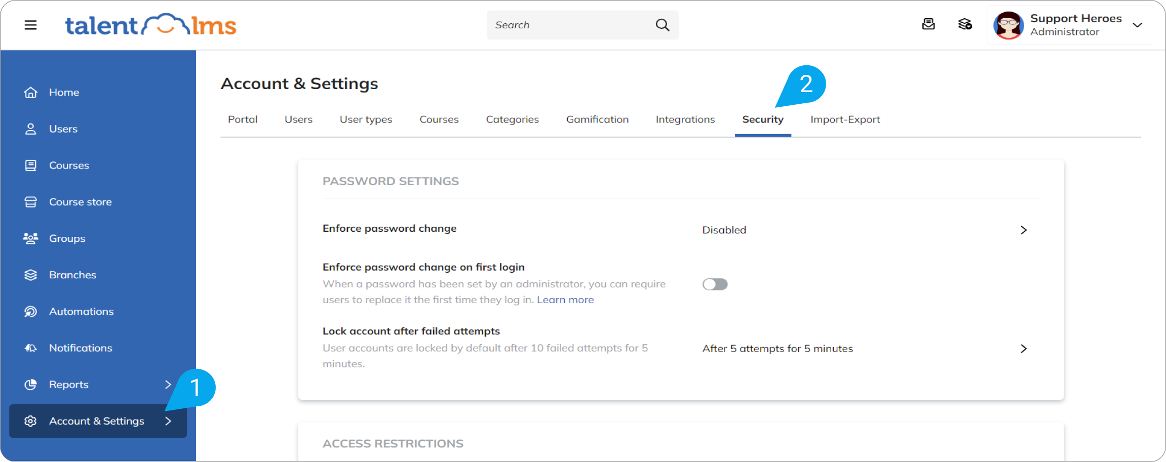 How to restrict registration to specific domains in TalentLMS – Epignosis Dev