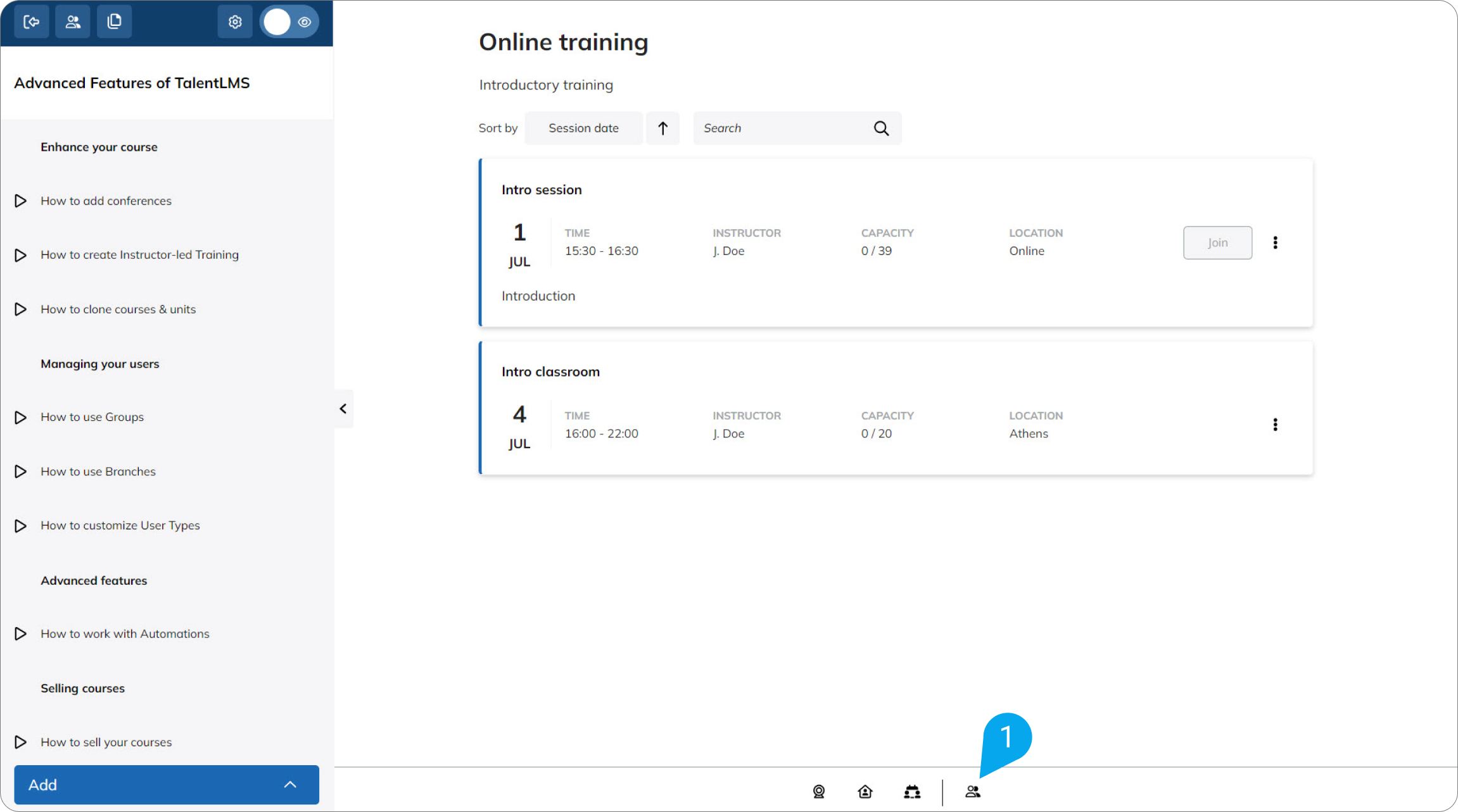How to create an Instructor-Led Training (ILT) unit – TalentLMS Support ...