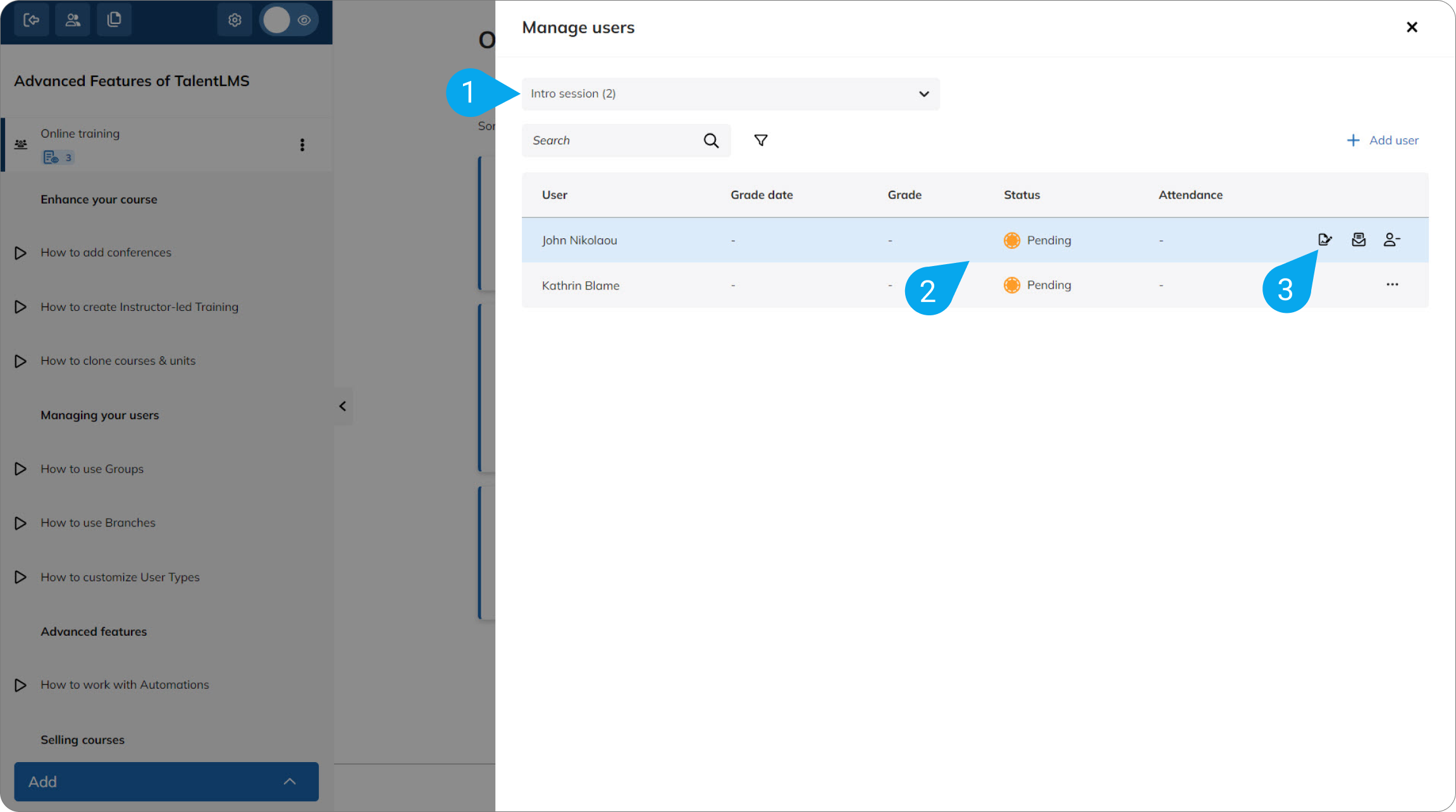 How to create an Instructor-Led Training (ILT) unit – TalentLMS Support ...