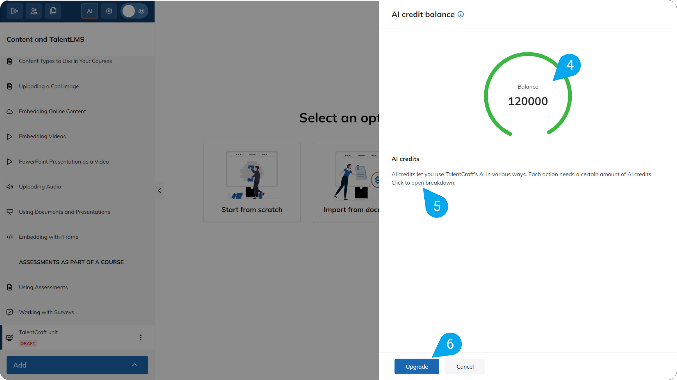 Understanding AI credits – TalentLMS Support - Help Center