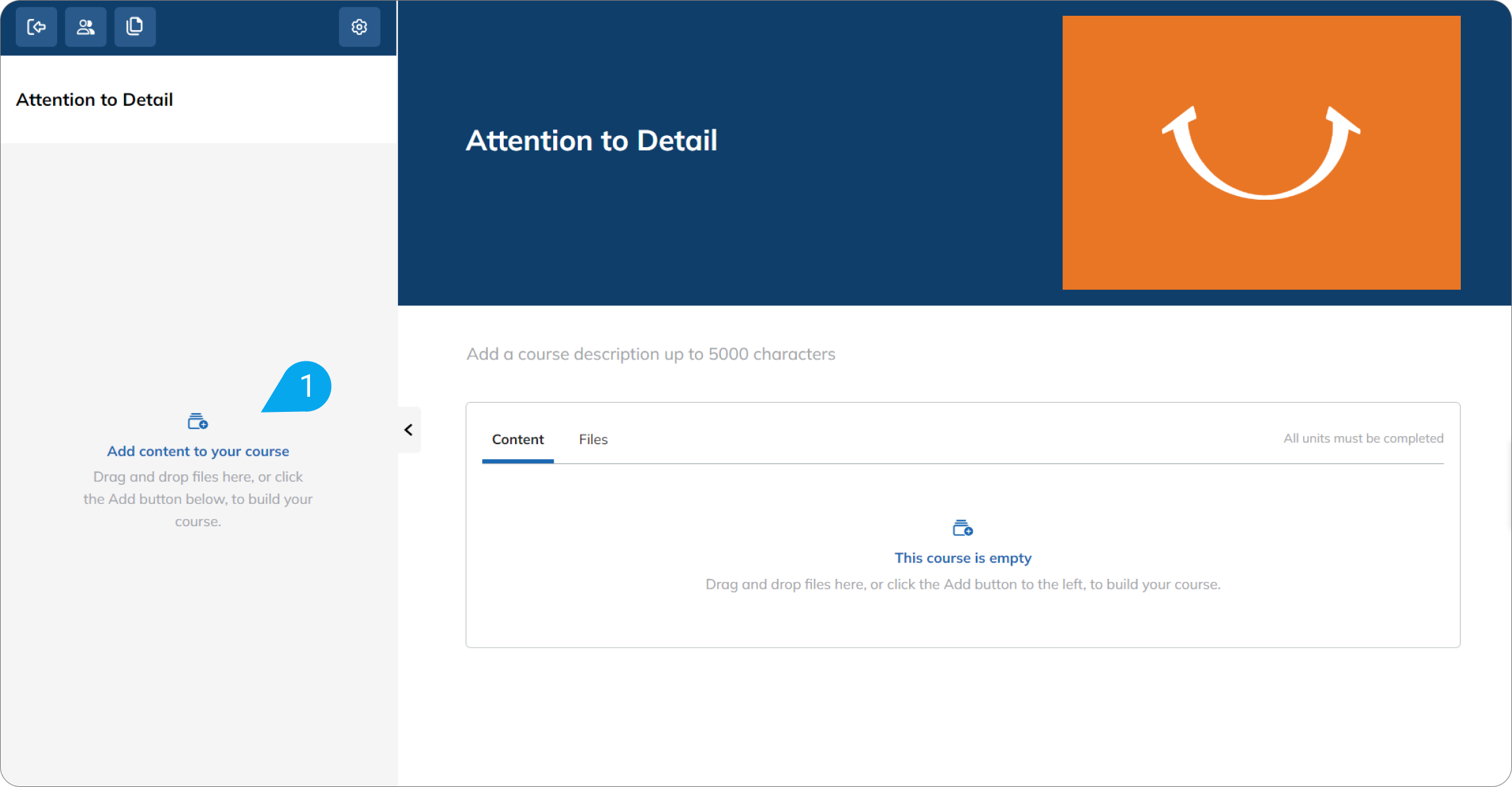 How to add content to a course – Epignosis Dev