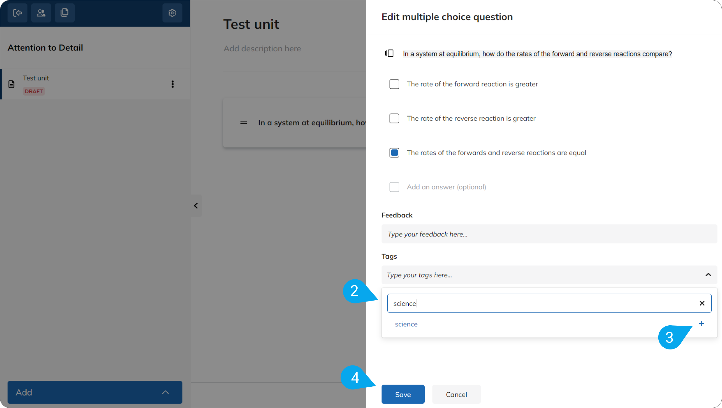 How to add tags to your test questions – TalentLMS Support - Help Center
