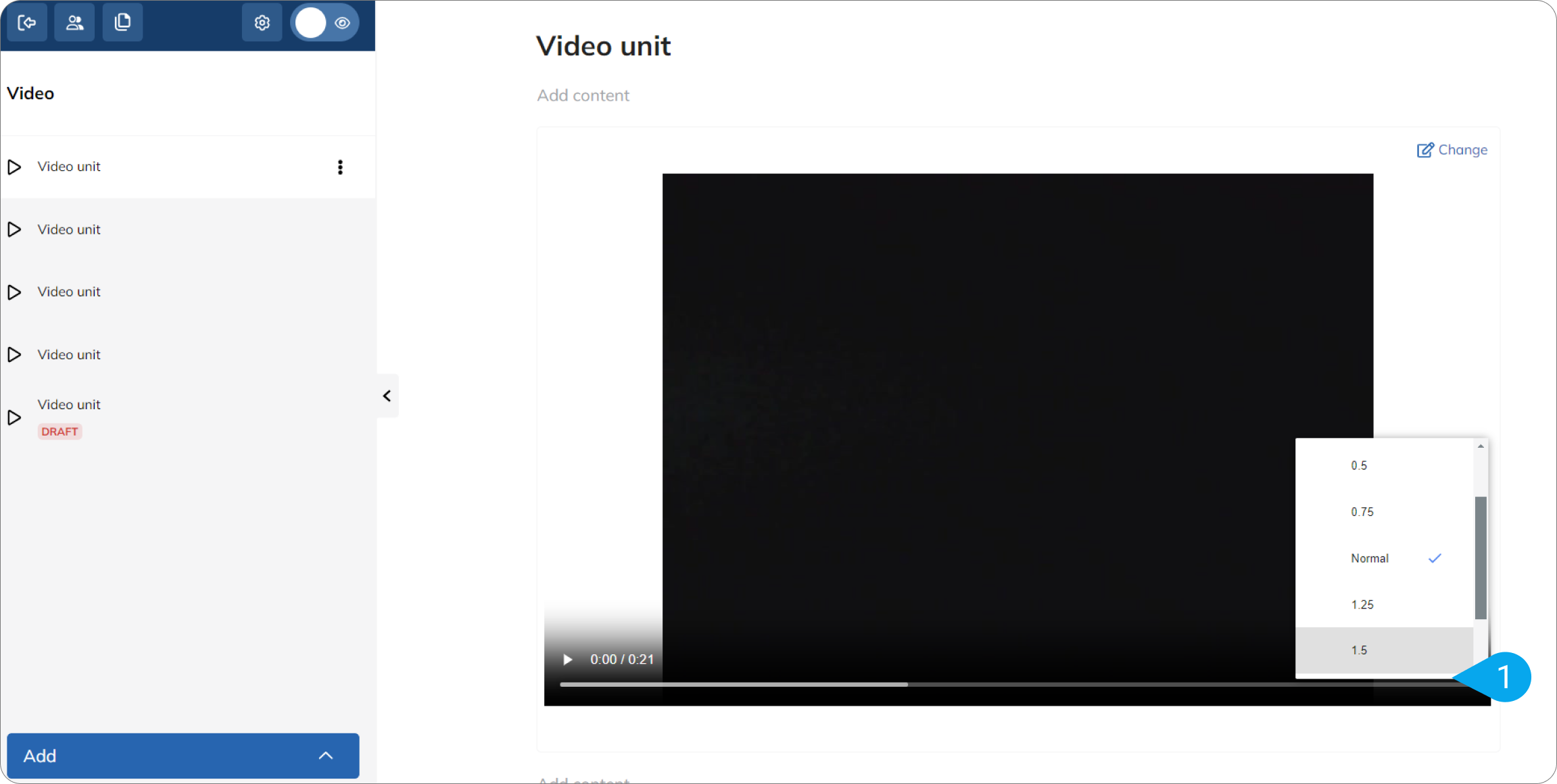 How to activate the playback speed handler for your videos in TalentLMS ...