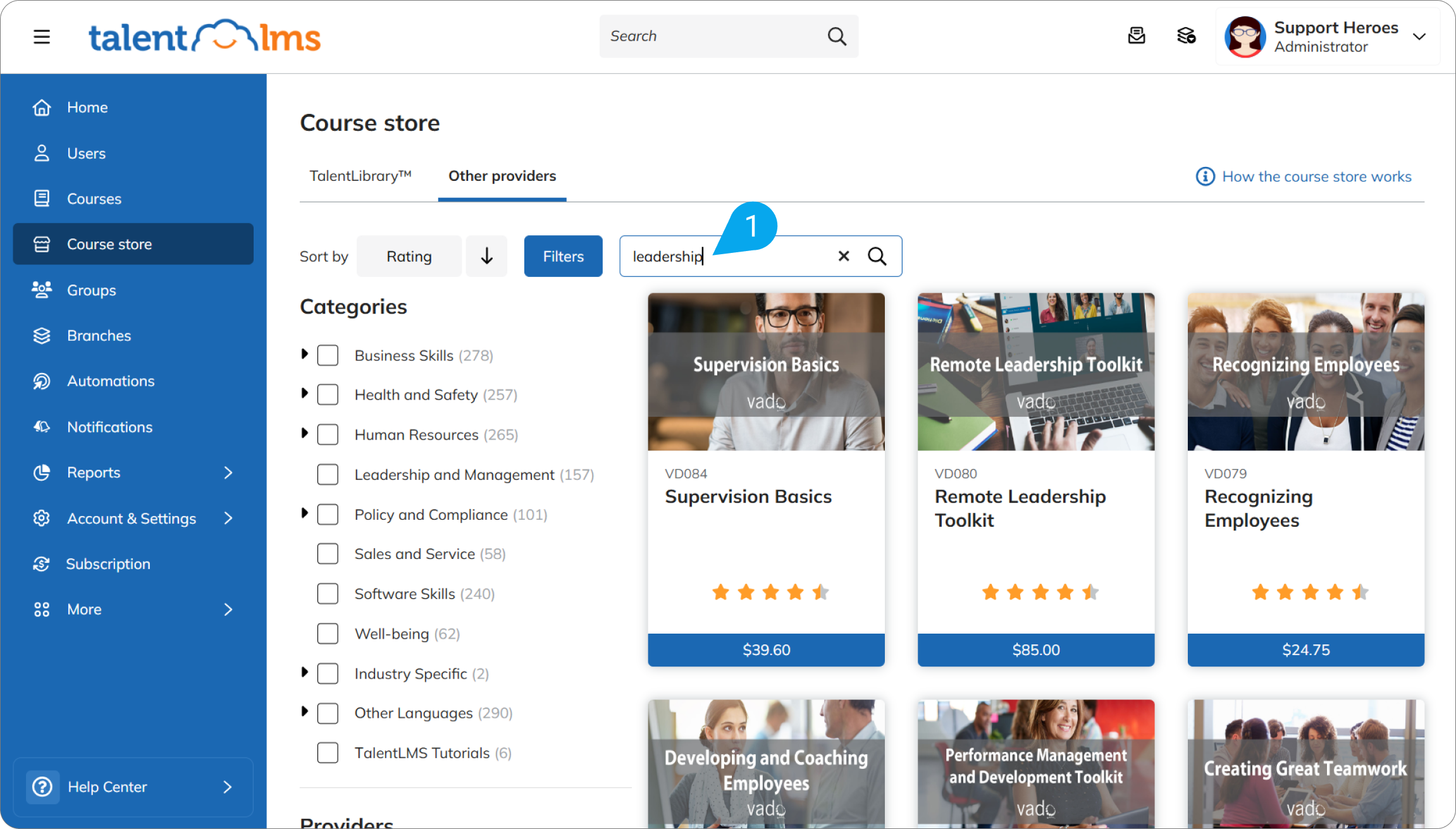 How to purchase courses offered by external providers – TalentLMS ...