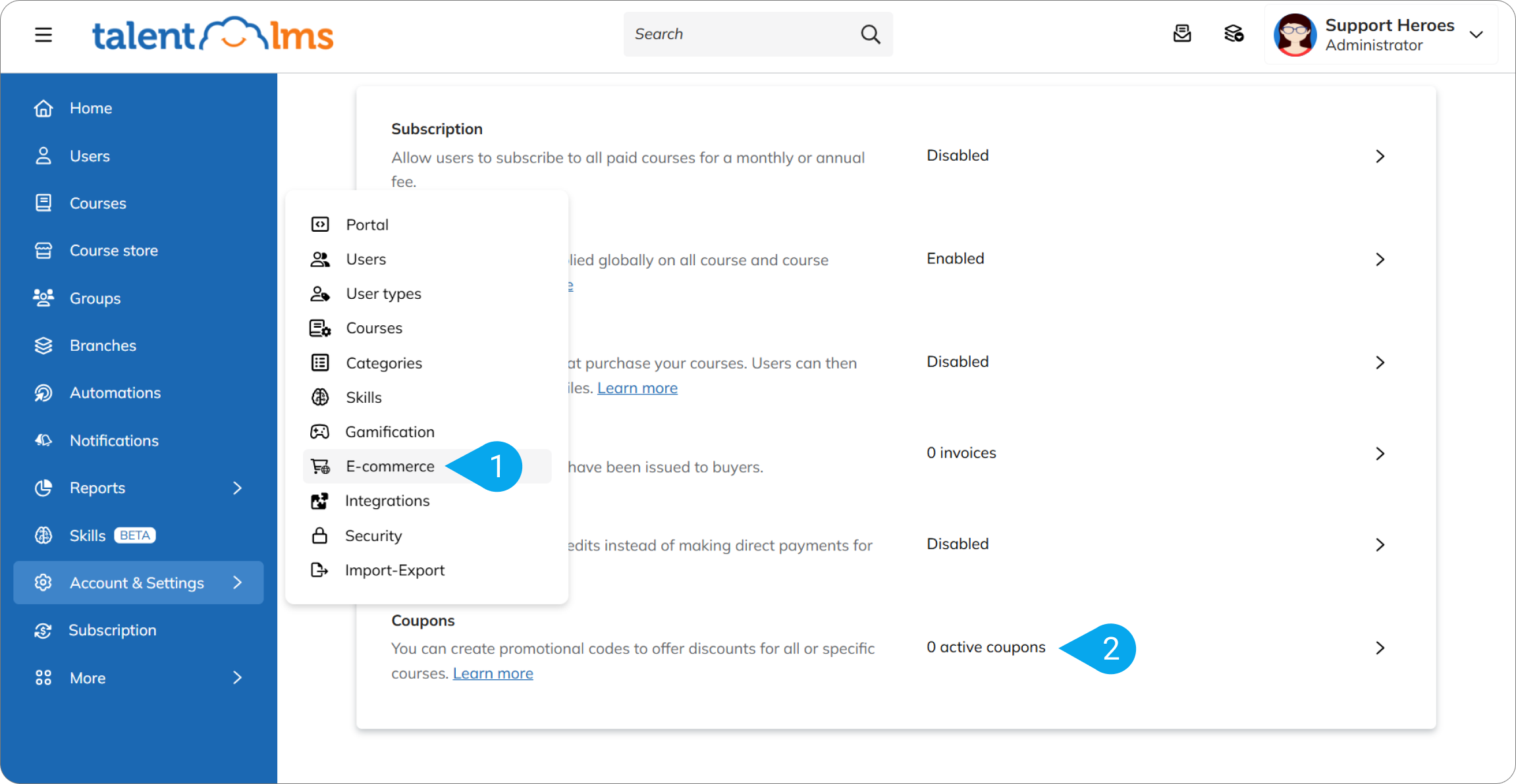 How to work with coupons – TalentLMS Support - Help Center