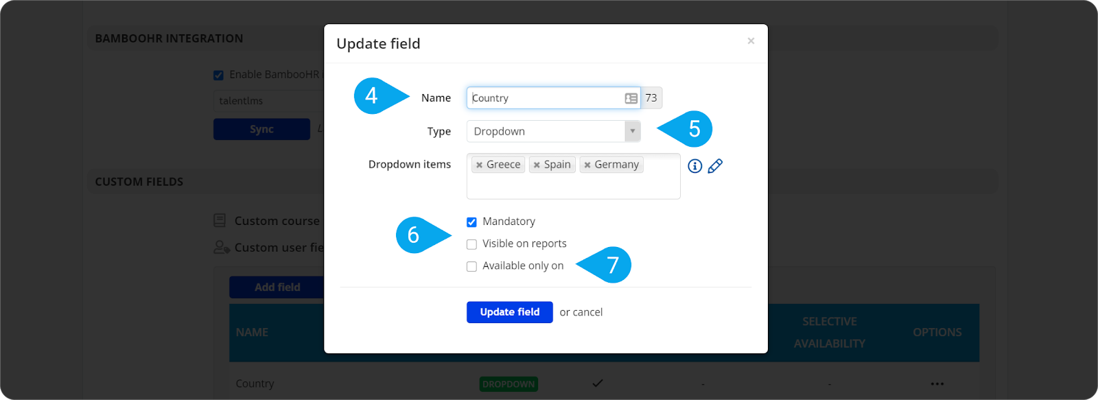How to add custom fields to user profiles in the Legacy interface – TalentLMS Support - Help Center