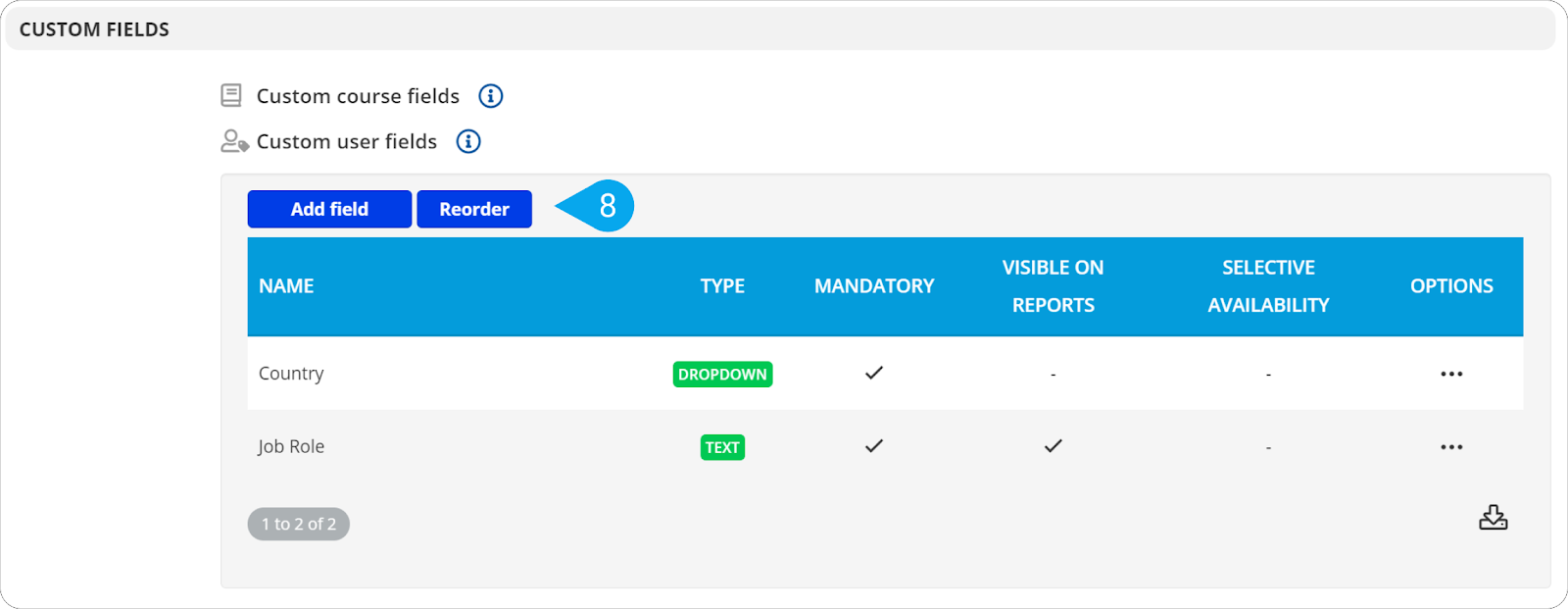 How to add custom fields to user profiles in the Legacy interface – TalentLMS Support - Help Center
