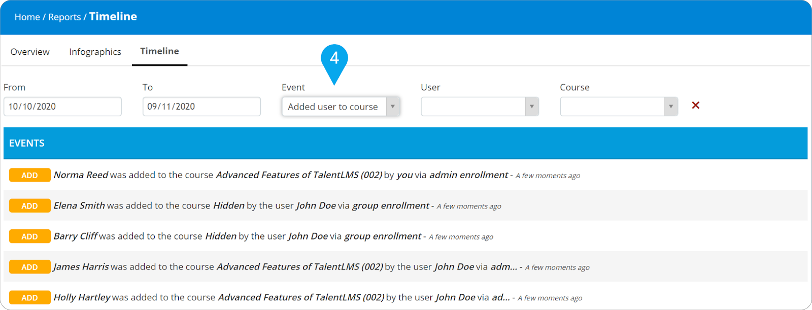 How to work with the extended timeline in the Legacy interface ...