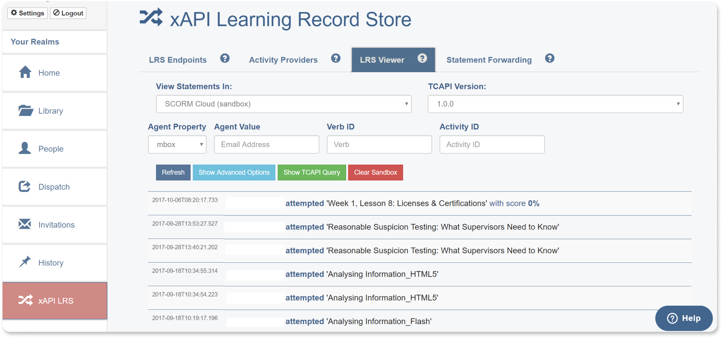 How to integrate my TalentLMS portal with an external LRS in the Legacy interface – TalentLMS ...