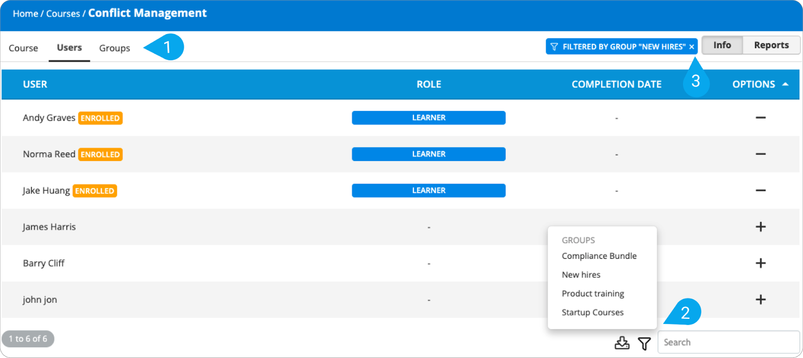 How to apply filters in the Legacy interface – TalentLMS Support - Help ...