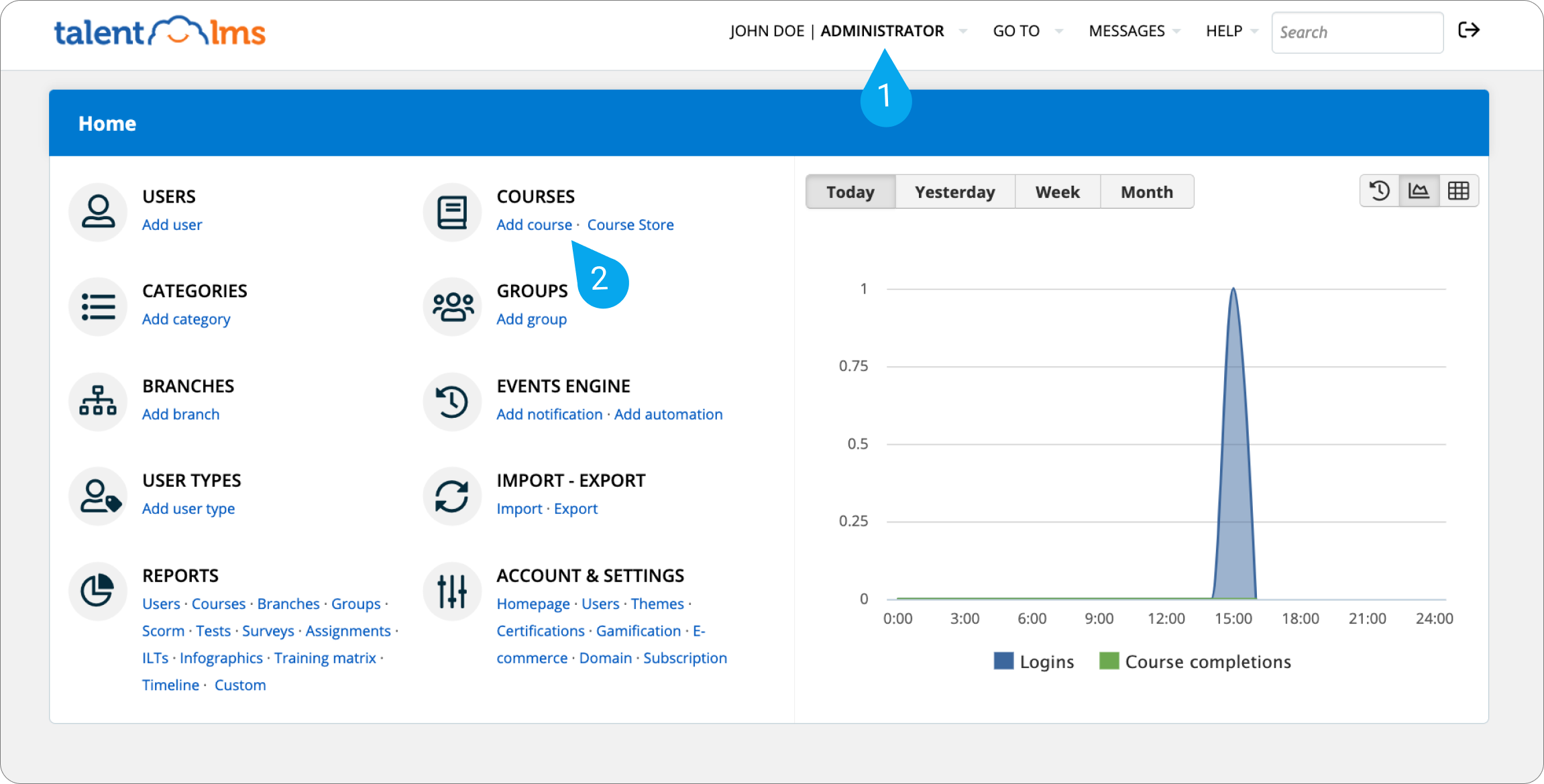 How to create a new course in the Legacy interface – TalentLMS Support ...