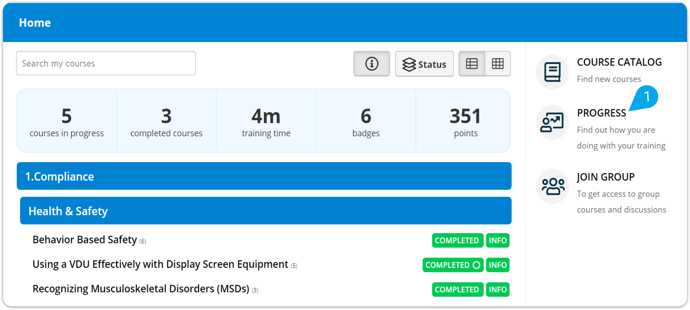 How to track user progress in a specific course in the Legacy interface – TalentLMS Support ...