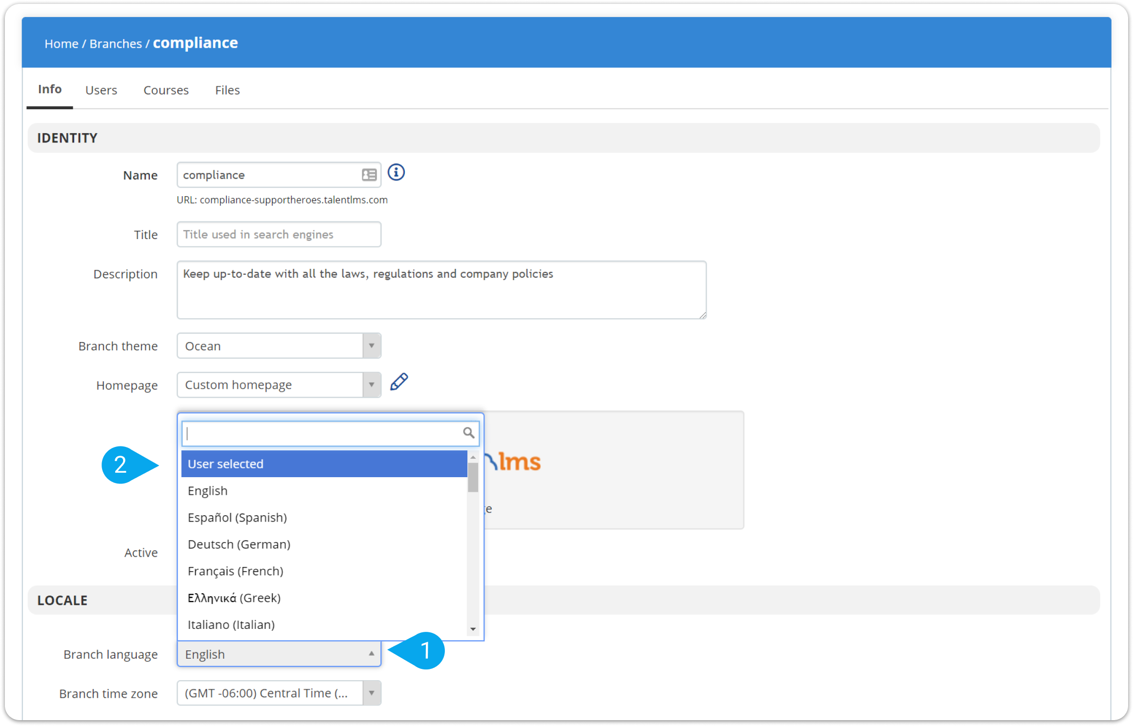 Why can't users see the branch in their preferred language? – TalentLMS ... Why can't users see the branch in their preferred language? – TalentLMS ...