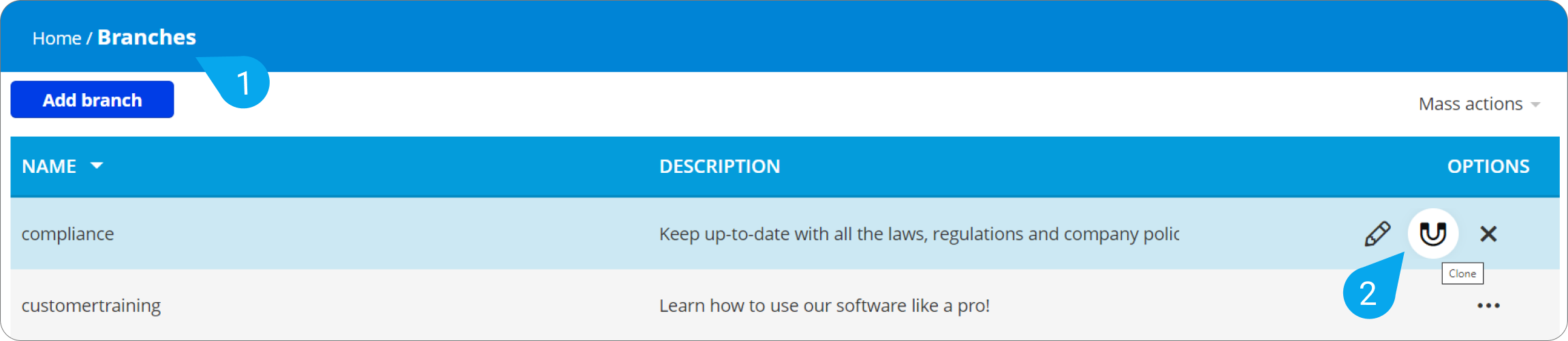 How To Clone A Branch TalentLMS Support Help Center